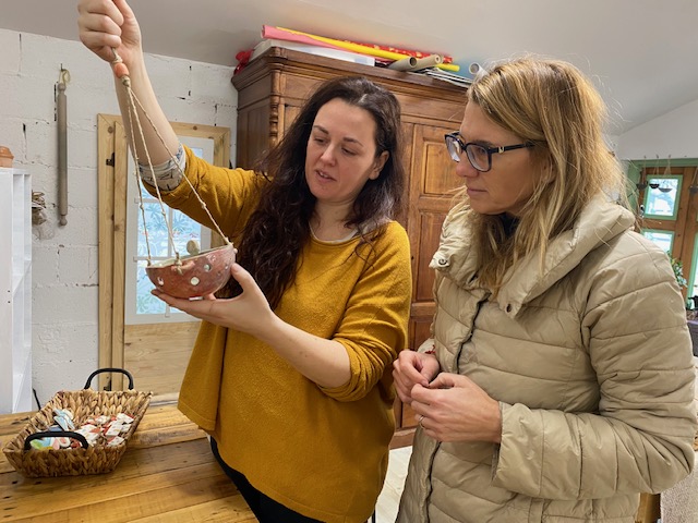 Il laboratorio artistico di Giulia D’Agostini visitato dal Sindaco ...